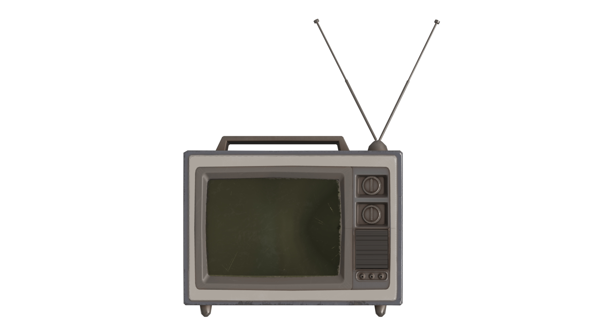 CRT TV 3D Model - TurboSquid 2229462