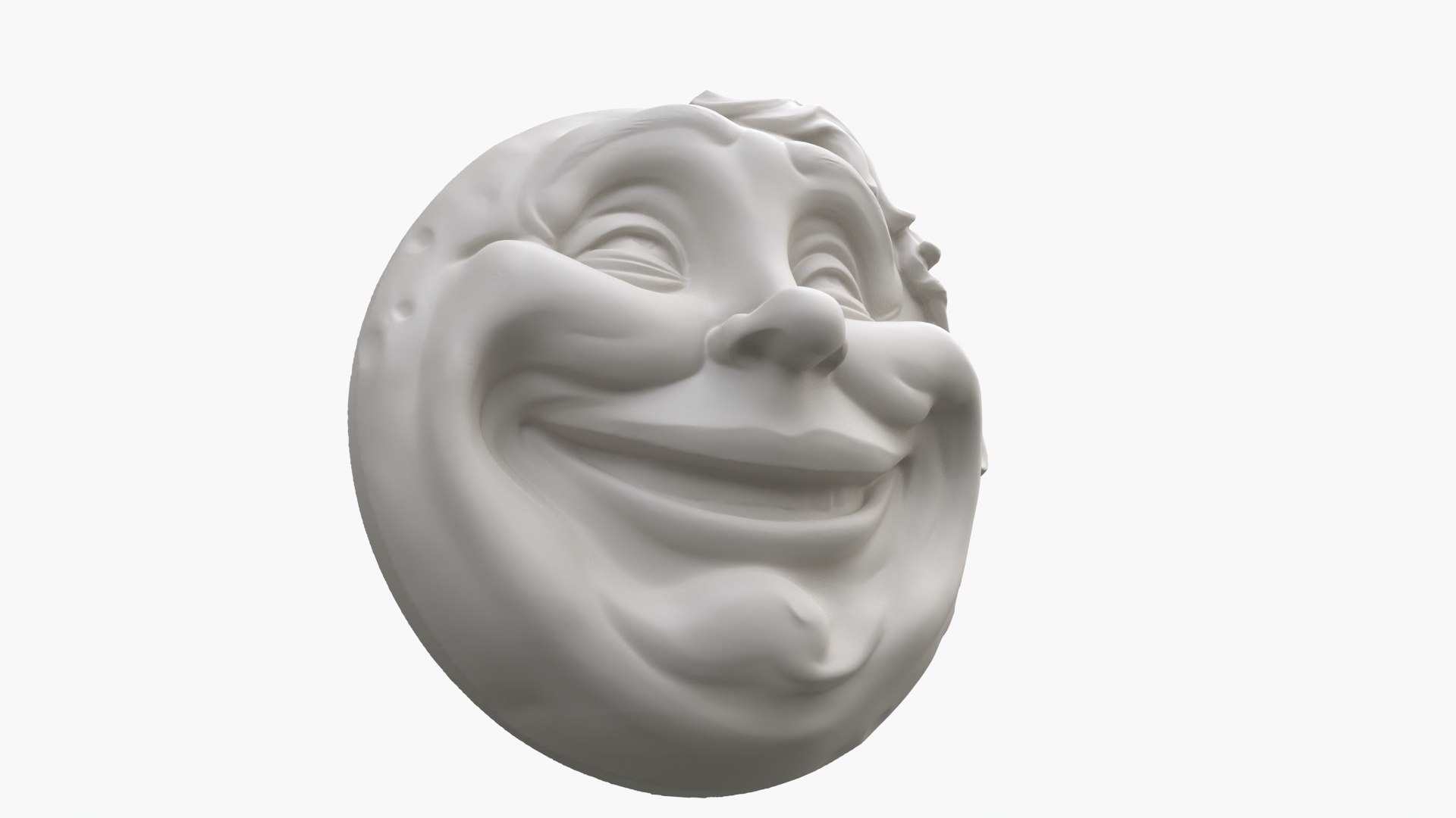 Moon Face 3 3D Model - TurboSquid 2214444