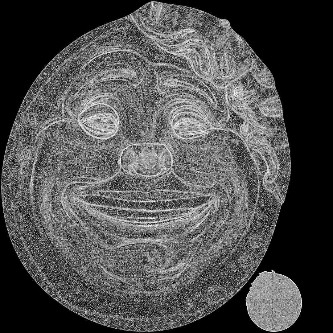 Moon Face 3 3D Model - TurboSquid 2214444