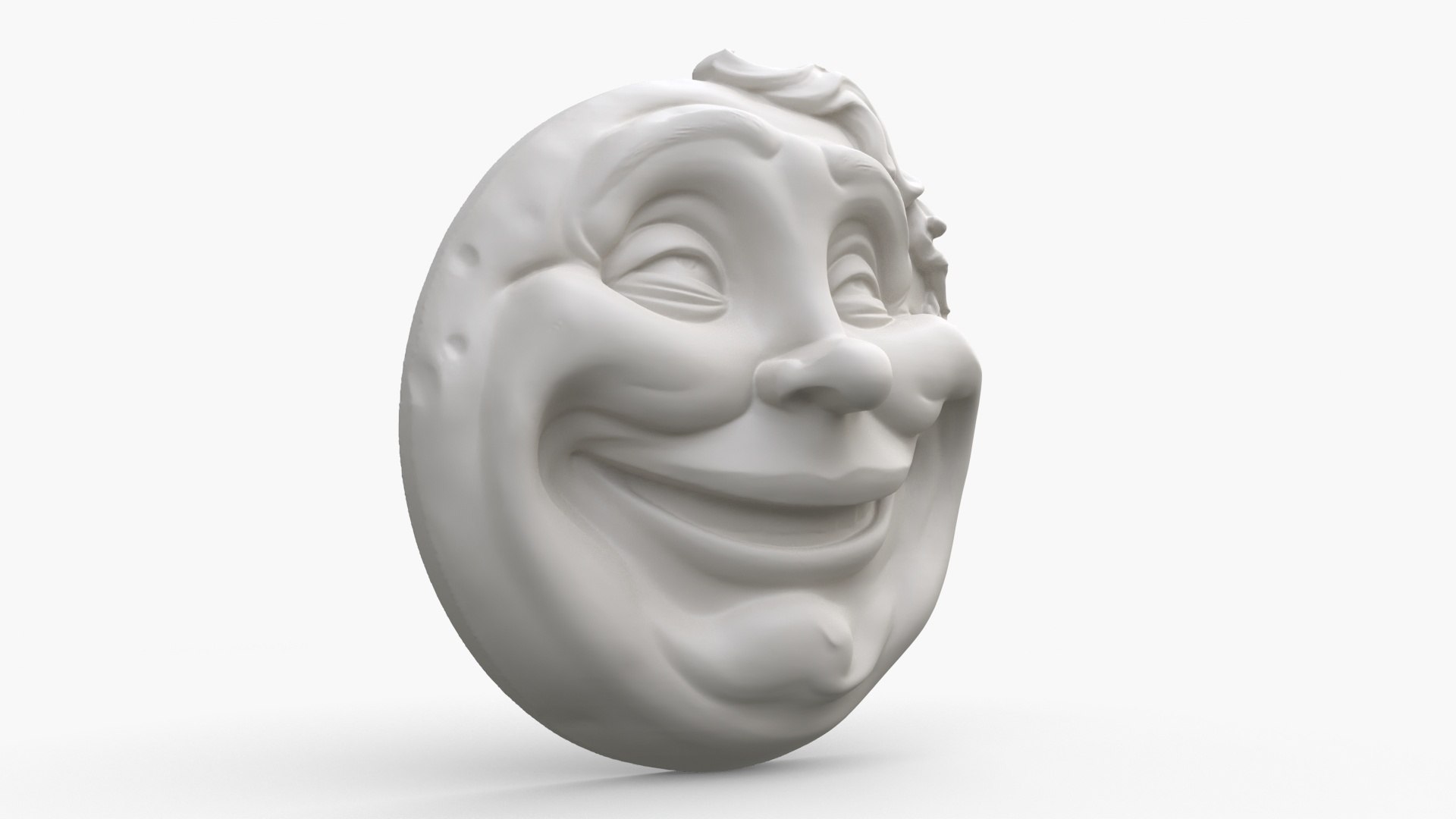 Moon Face 3 3D Model - TurboSquid 2214444