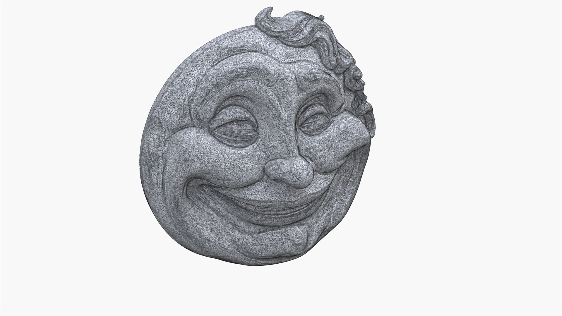 Moon Face 3 3D Model - TurboSquid 2214444