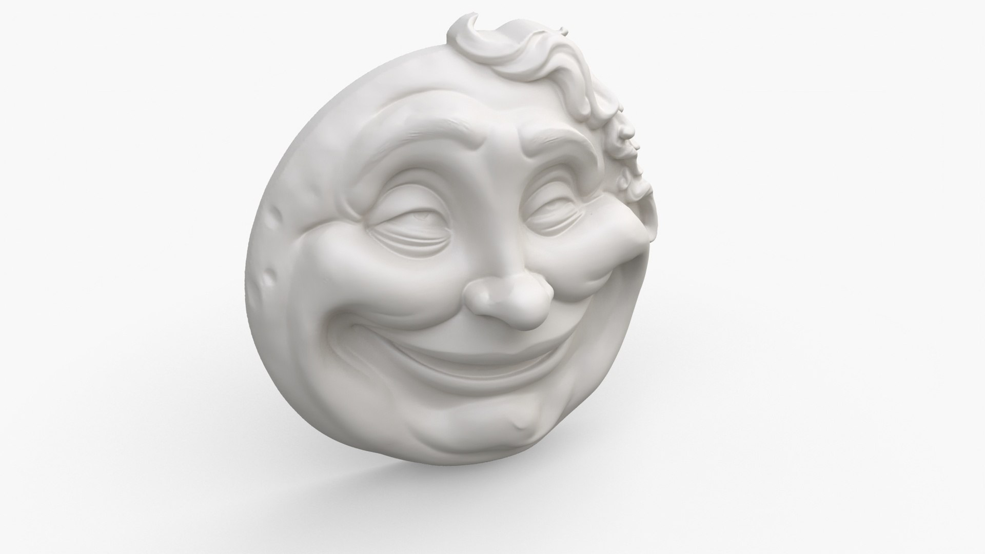 Moon Face 3 3D Model - TurboSquid 2214444