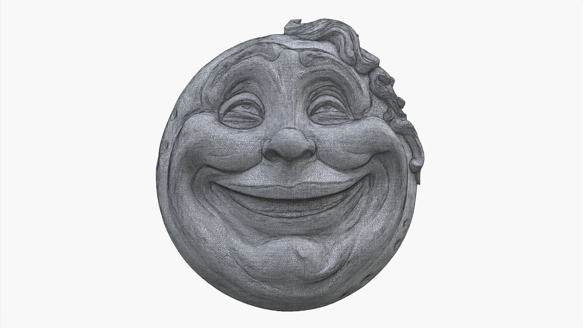 Moon Face 3 3D Model - TurboSquid 2214444