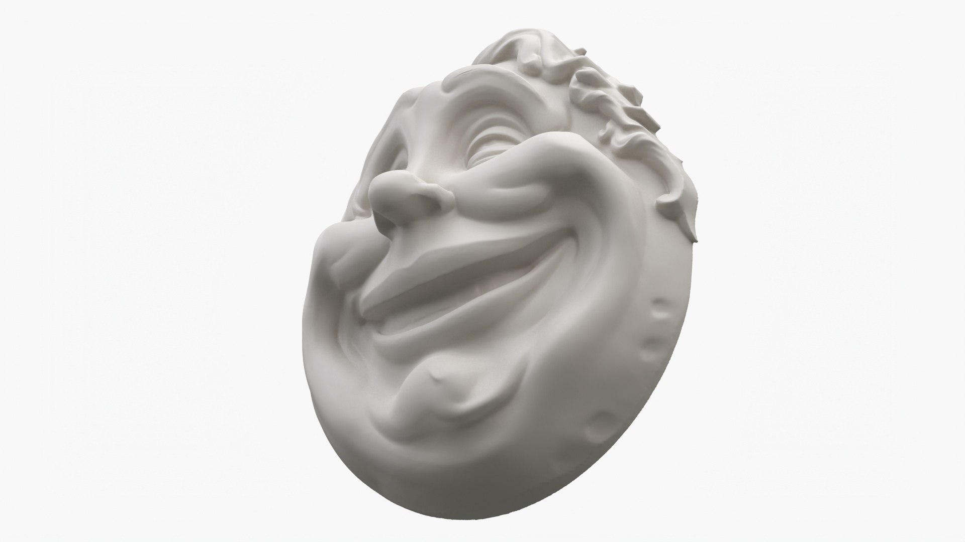 Moon Face 3 3D Model - TurboSquid 2214444