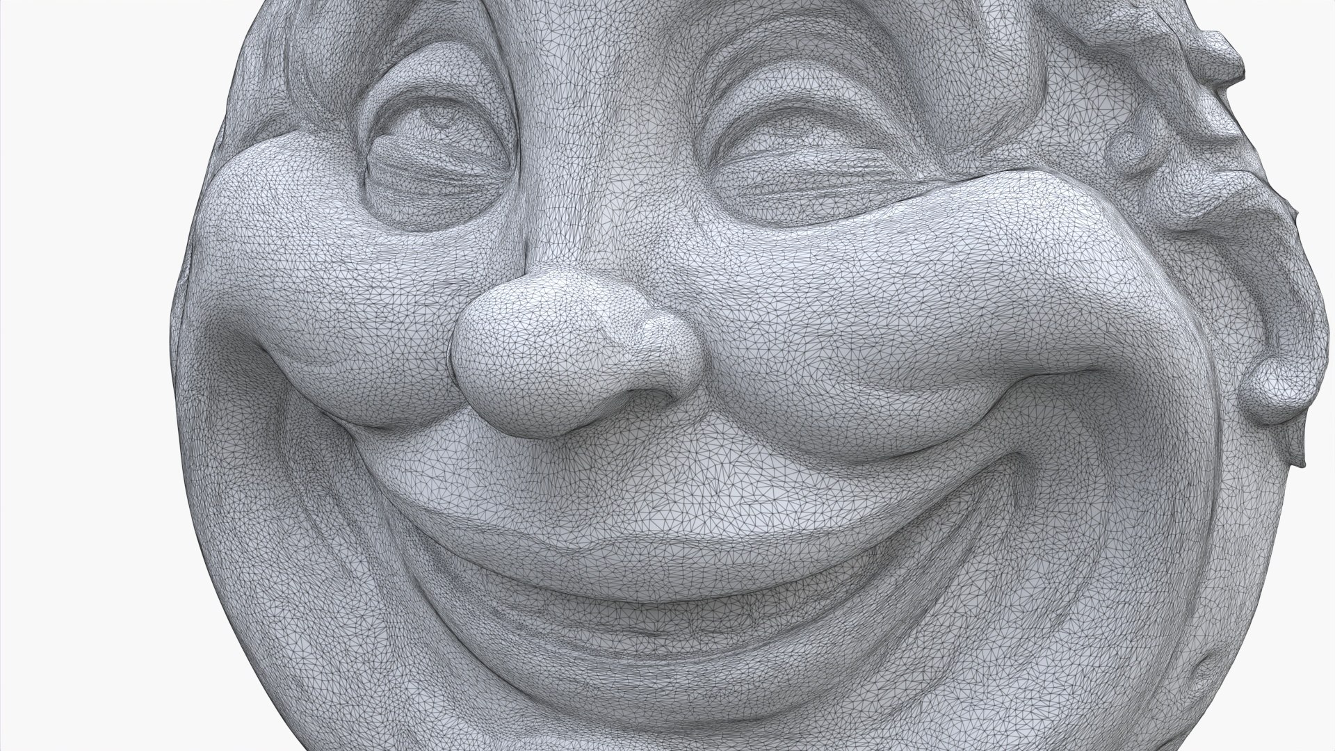 Moon Face 3 3D Model - TurboSquid 2214444