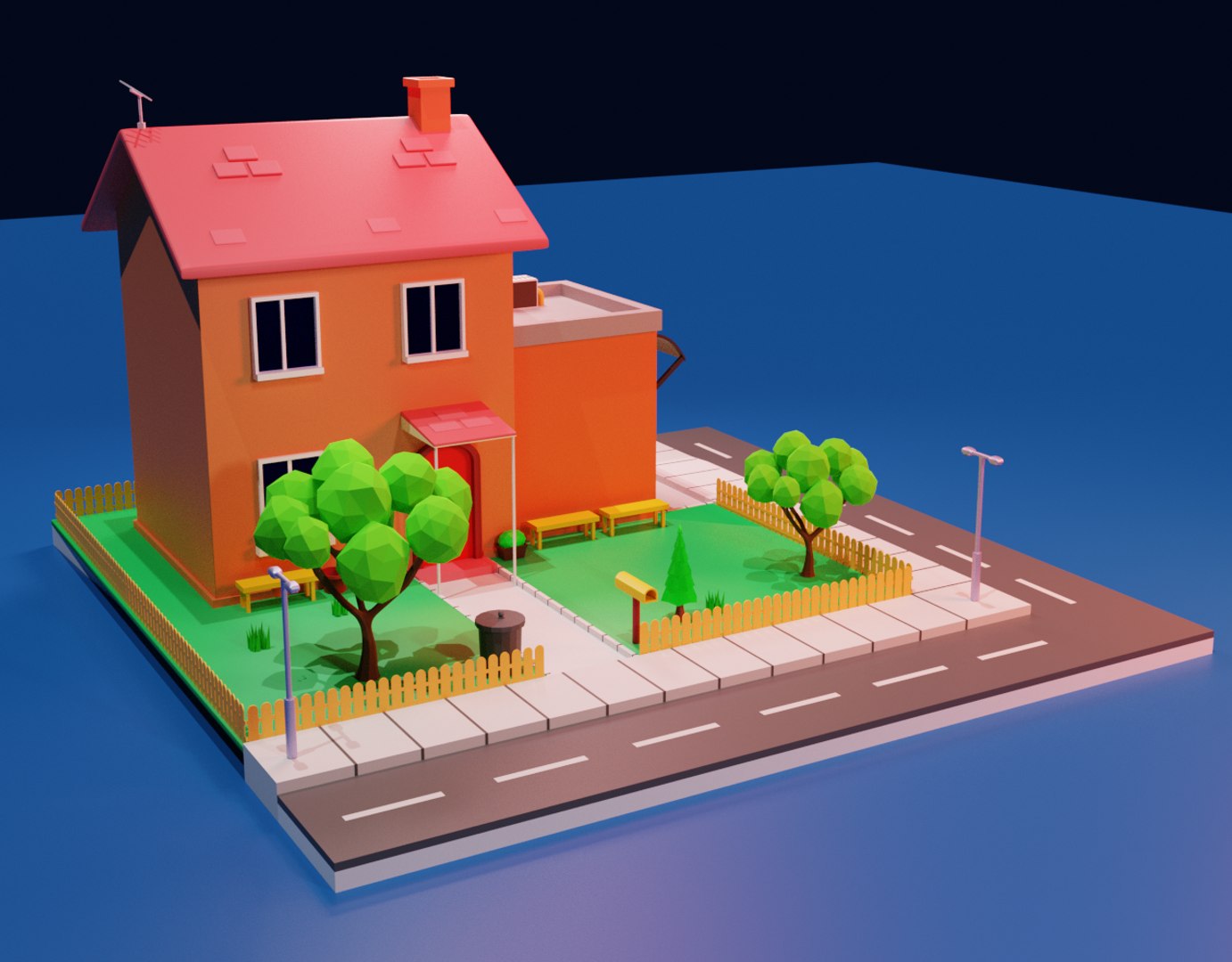 Scene 3D Model - TurboSquid 1567365