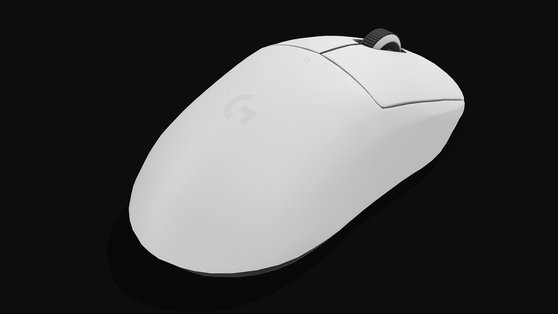 3D Logitech G Pro X Wireless Gaming Mouse - White Model - TurboSquid ...