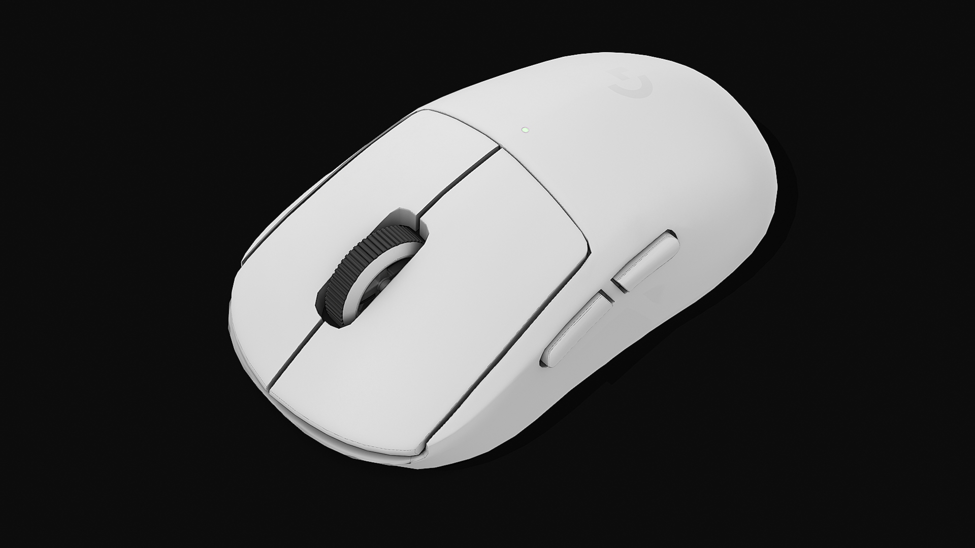 3D Logitech G Pro X Wireless Gaming Mouse - White Model - TurboSquid ...