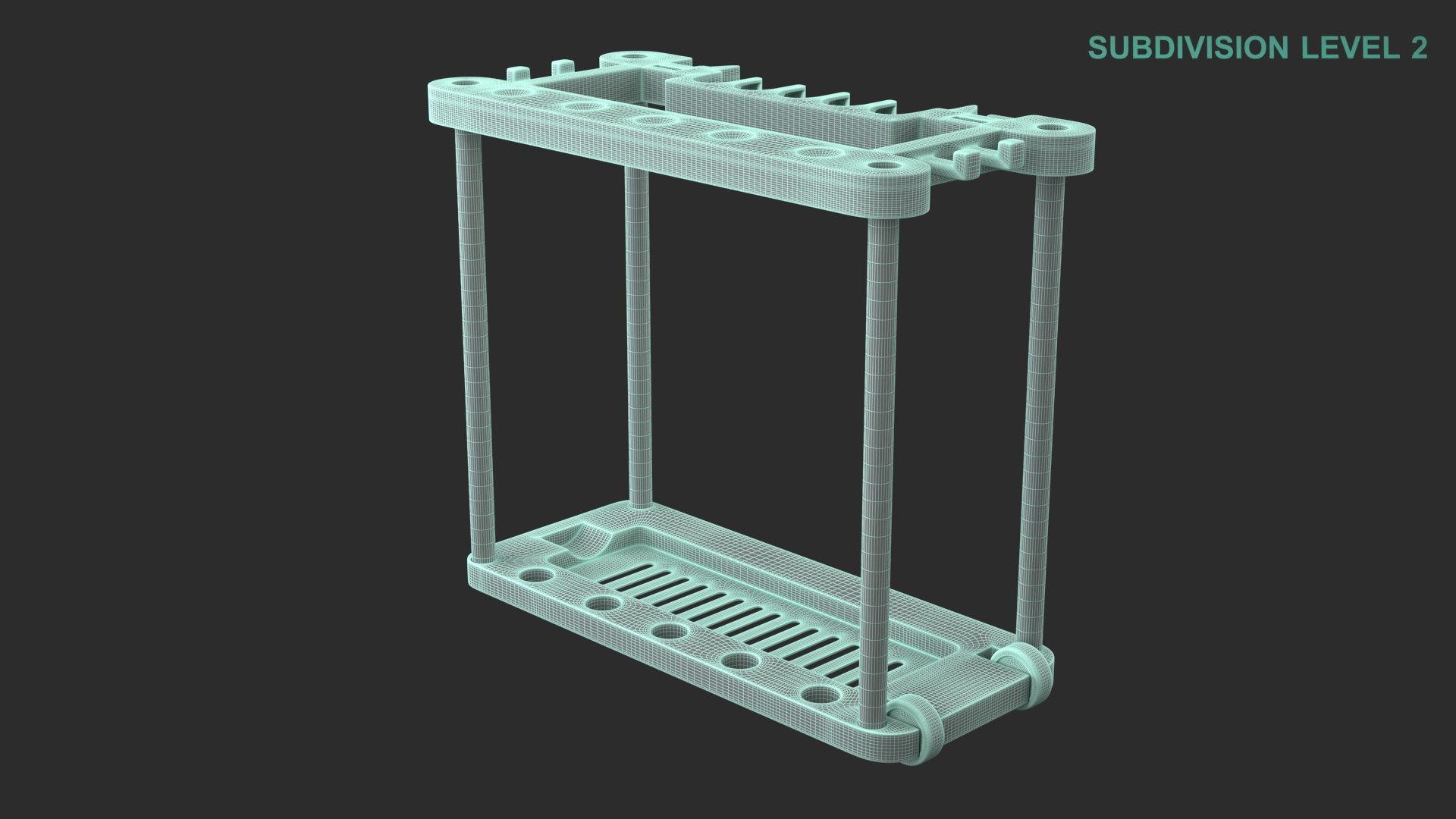 3D Tool Rack model - TurboSquid 1835484