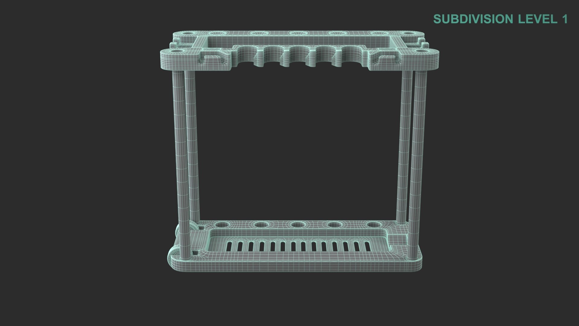 3D Tool Rack model - TurboSquid 1835484