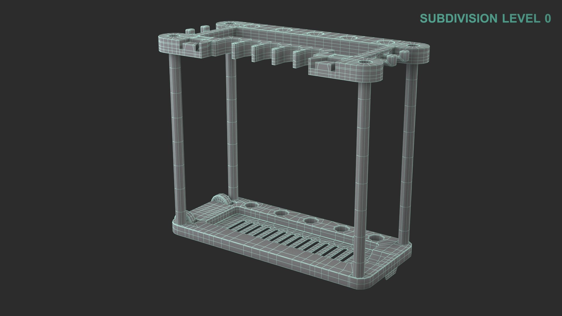 3D Tool Rack model - TurboSquid 1835484