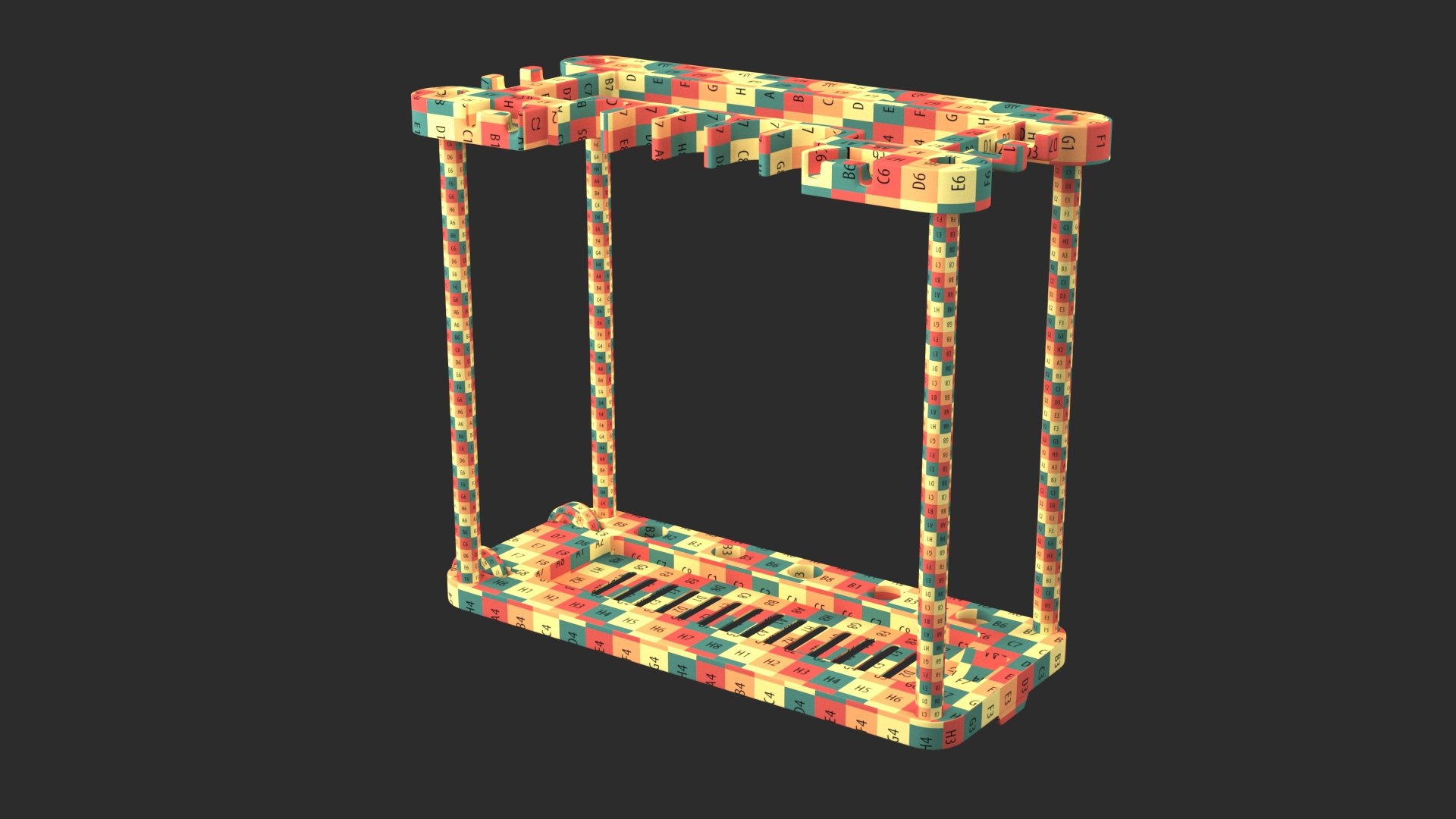 3D Tool Rack model - TurboSquid 1835484