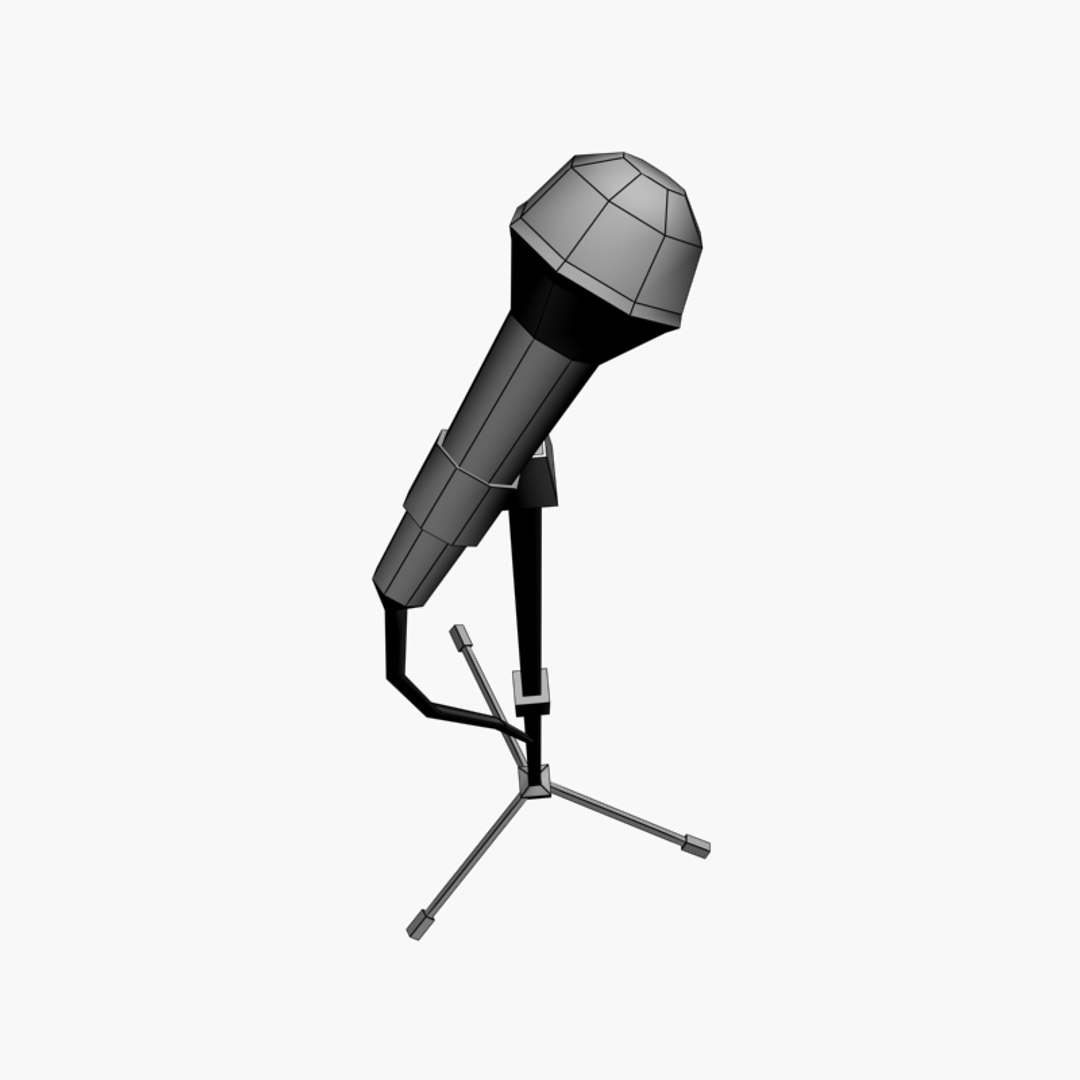 3d Microphone Polys