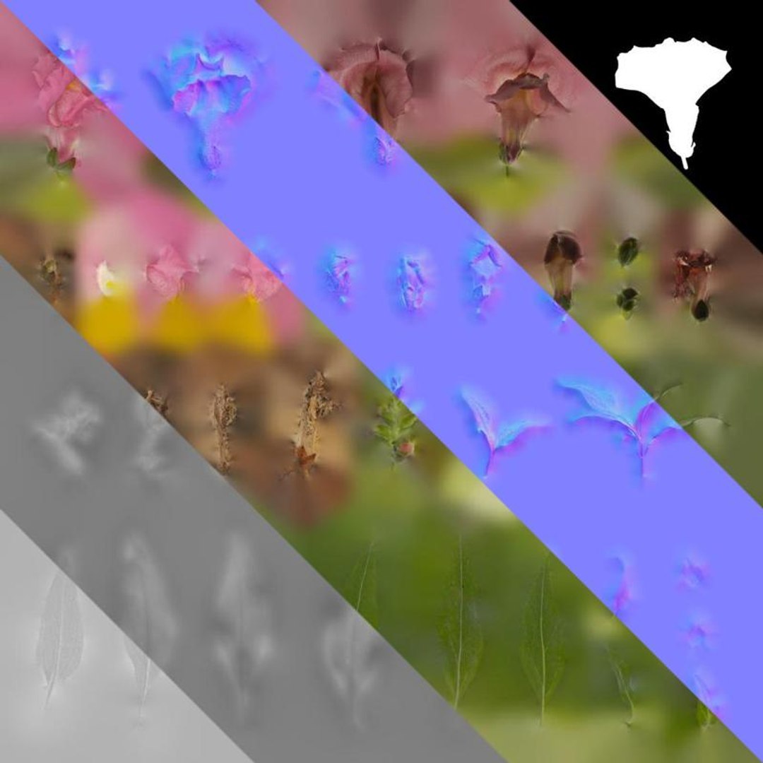 Anydrafts Antirrhinum Majus Atlas 02 Textures Model - TurboSquid 2352294