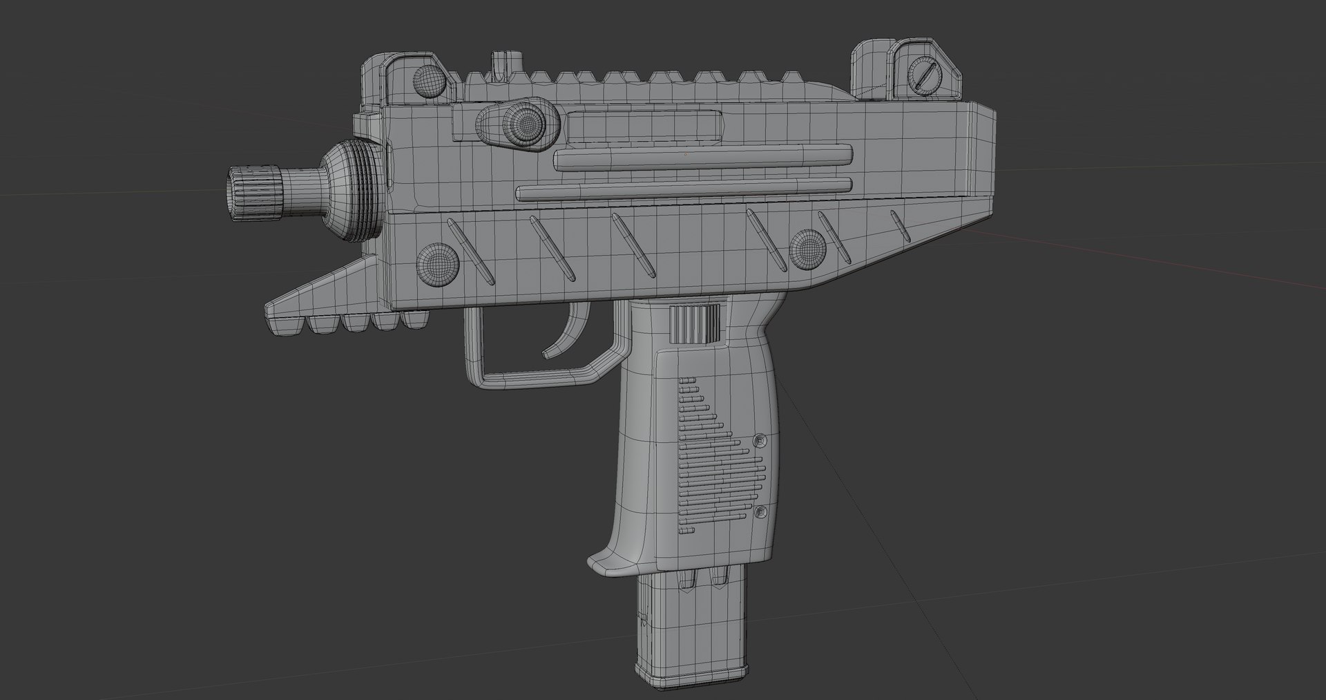 Micro Uzi 3D - TurboSquid 2374597