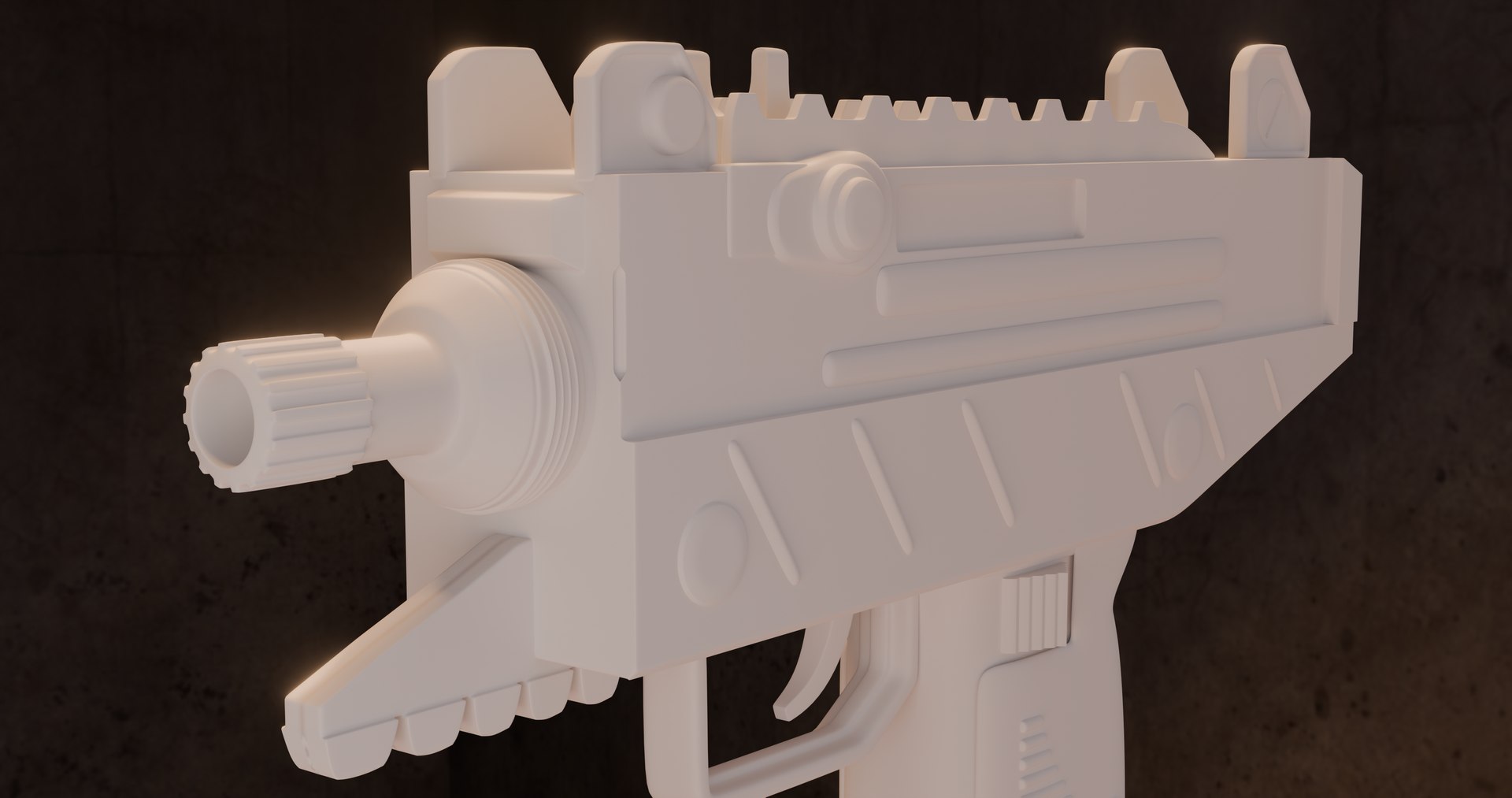 Micro Uzi 3D - TurboSquid 2374597