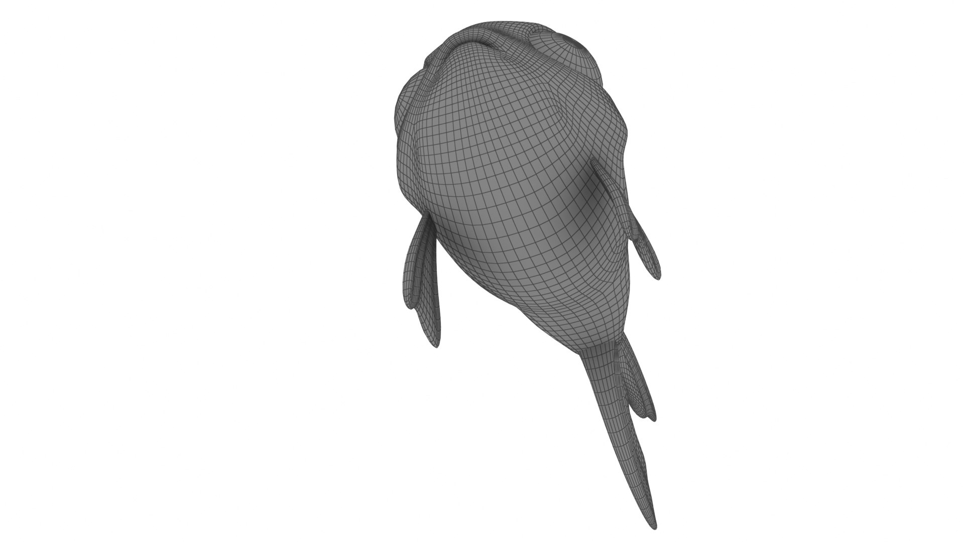 3D Cartoon Small Fish 7 Gold Fish Model - TurboSquid 2083117