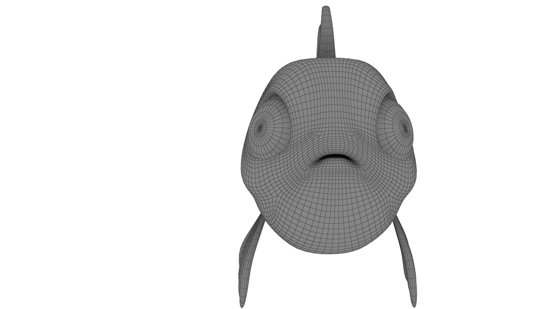 3D Cartoon Small Fish 7 Gold Fish model - TurboSquid 2083117