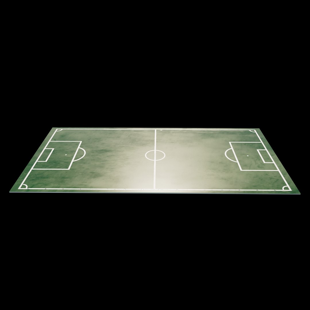 Soccer And Football Pitch 3D Model 3D Model - TurboSquid 2337851