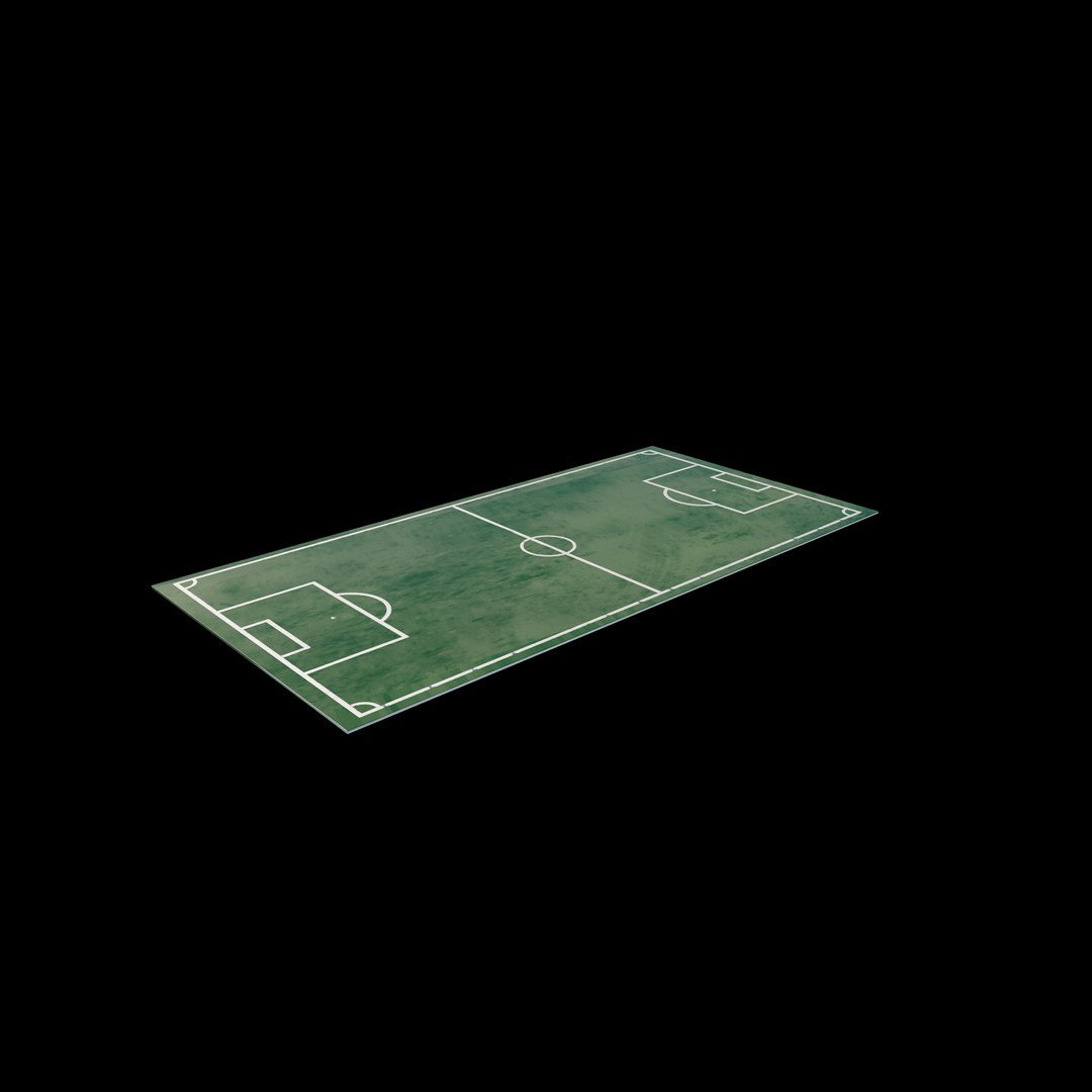 Soccer And Football Pitch 3D Model 3D Model - TurboSquid 2337851