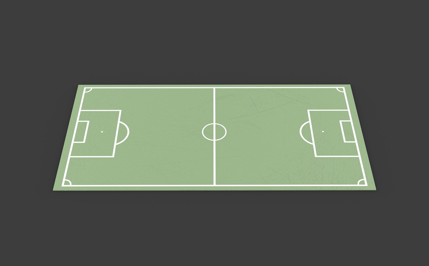 Soccer And Football Pitch 3D Model 3D Model - TurboSquid 2337851