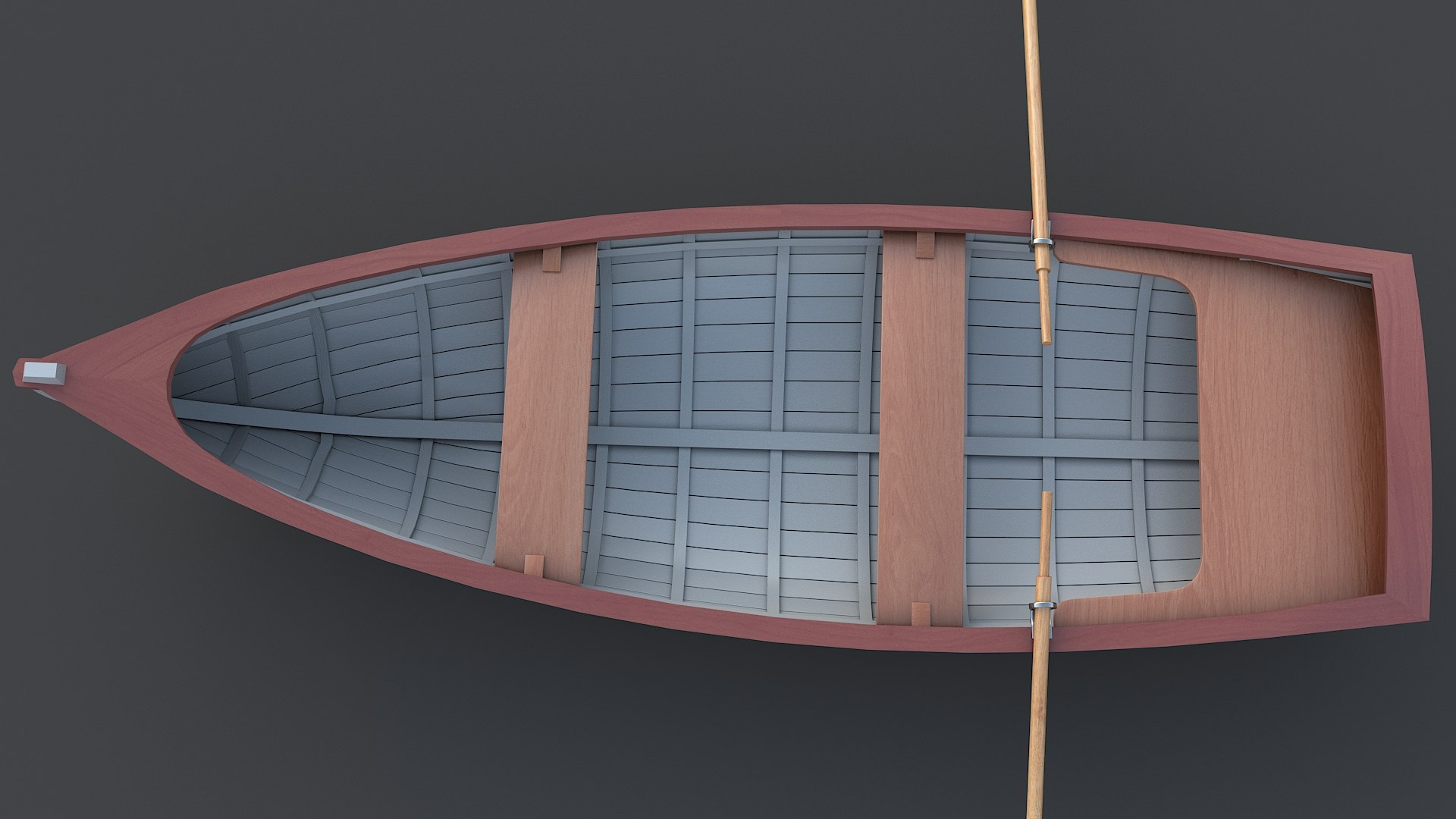 3D Wooden Boat - TurboSquid 1679568