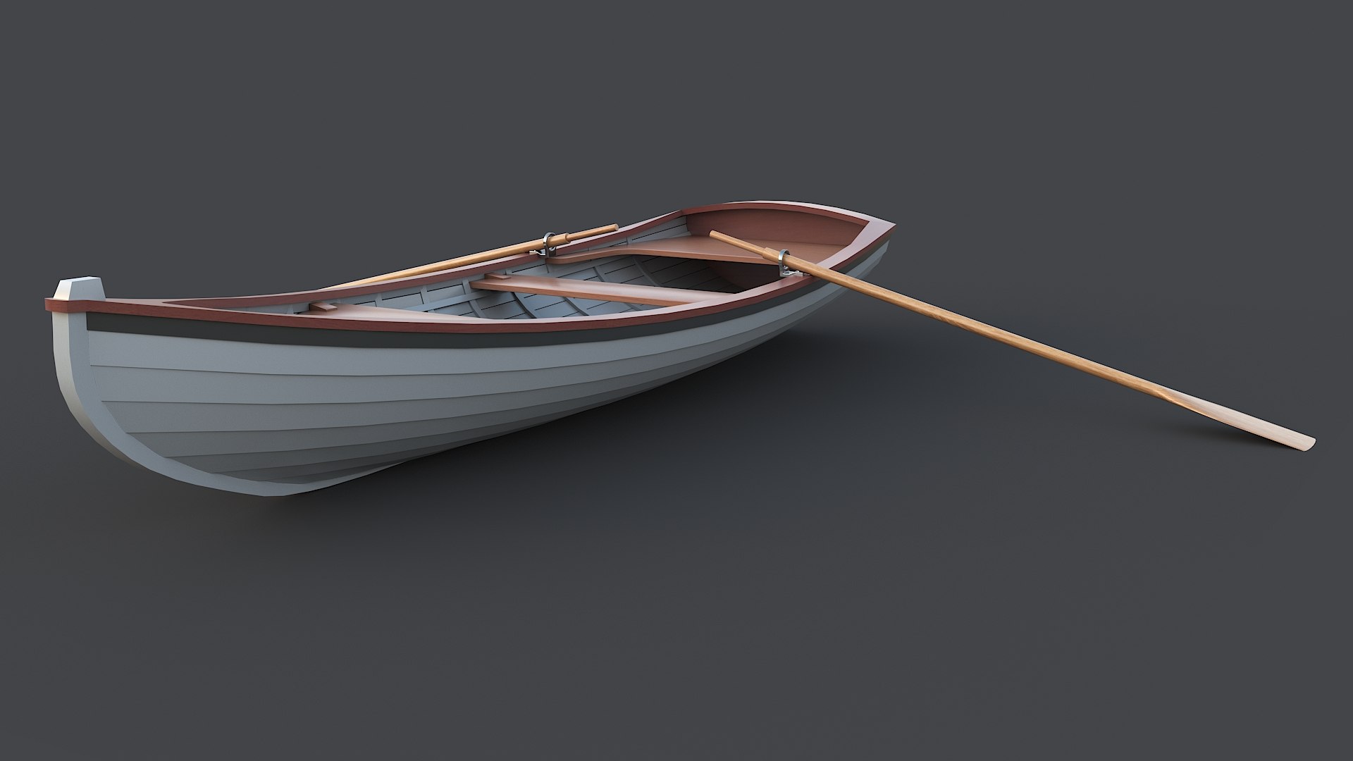 3D Wooden Boat - TurboSquid 1679568