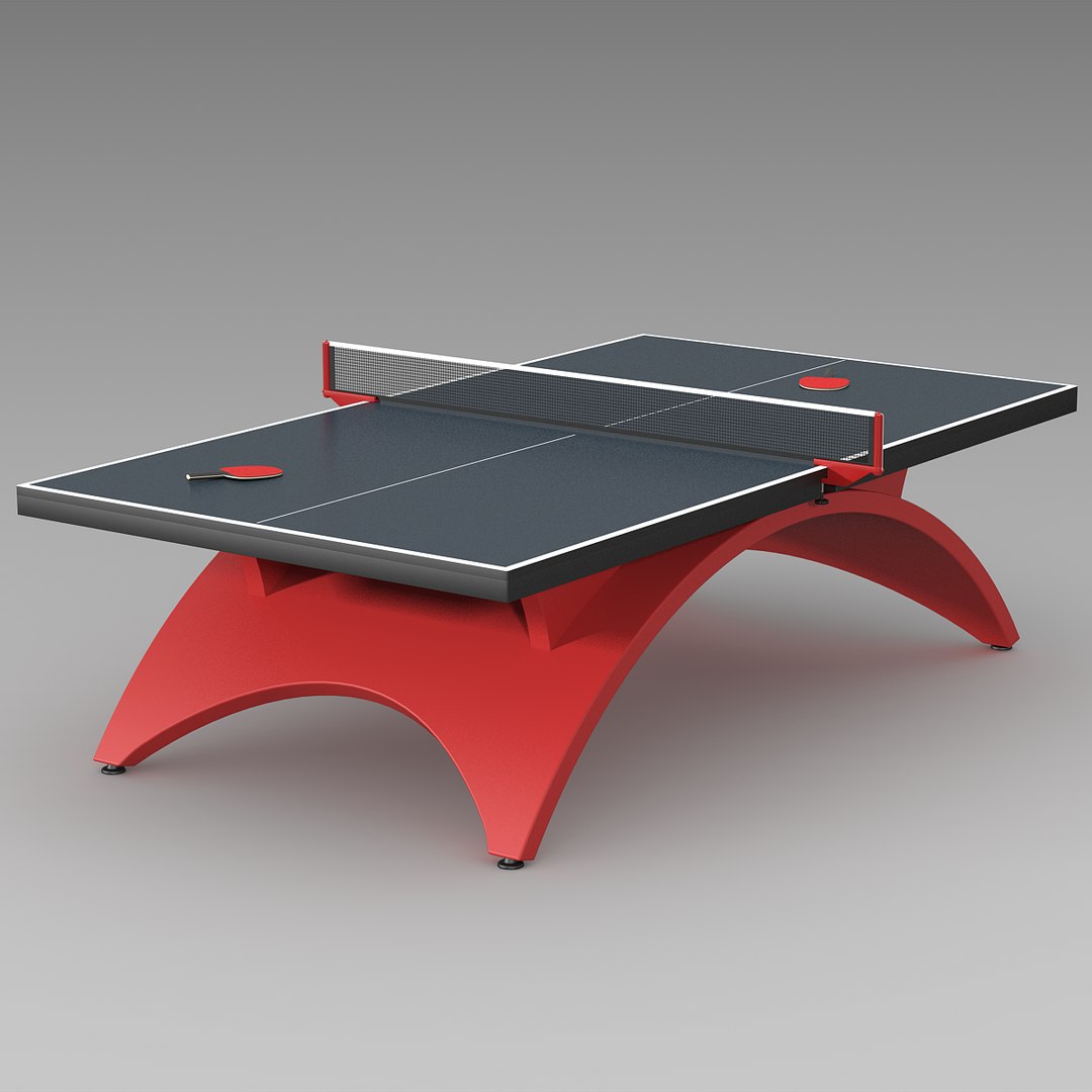 Ping Pong Table 3d Model
