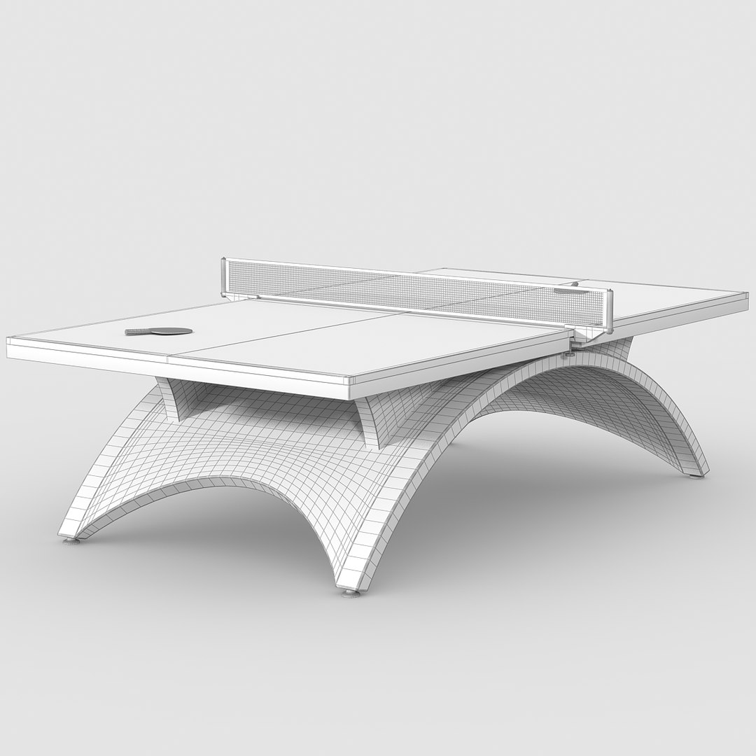 Ping Pong Table 3d Model