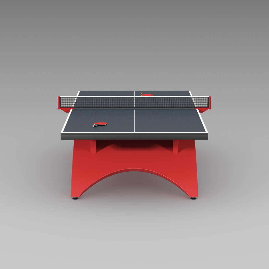 Ping Pong Table 3d Model