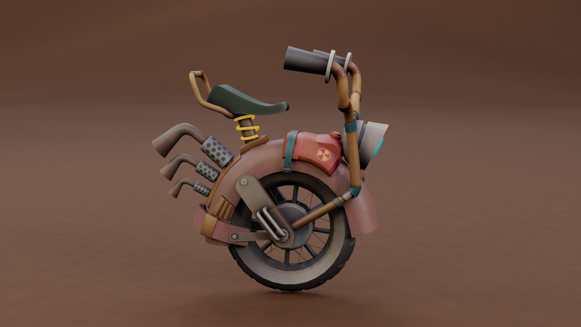 Stylized Motorcycle 3D - TurboSquid 2037074