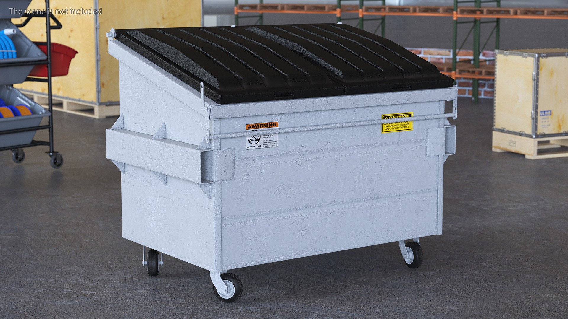 Industrial Waste Dumpster Model - TurboSquid 2207122