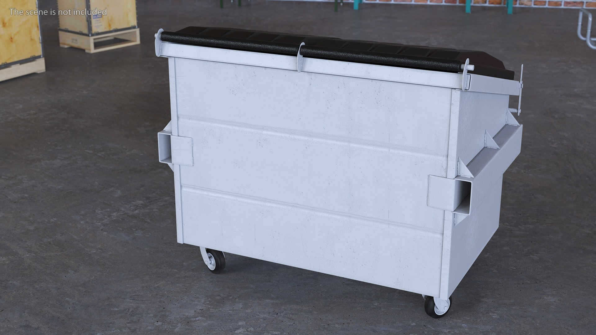 Industrial Waste Dumpster Model - TurboSquid 2207122