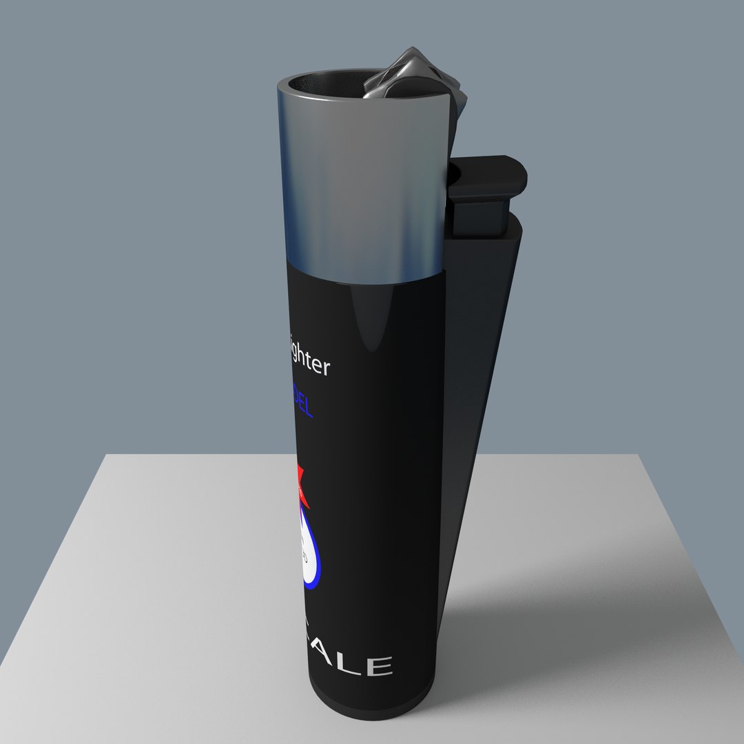 Clipper Lighter 3d Blend