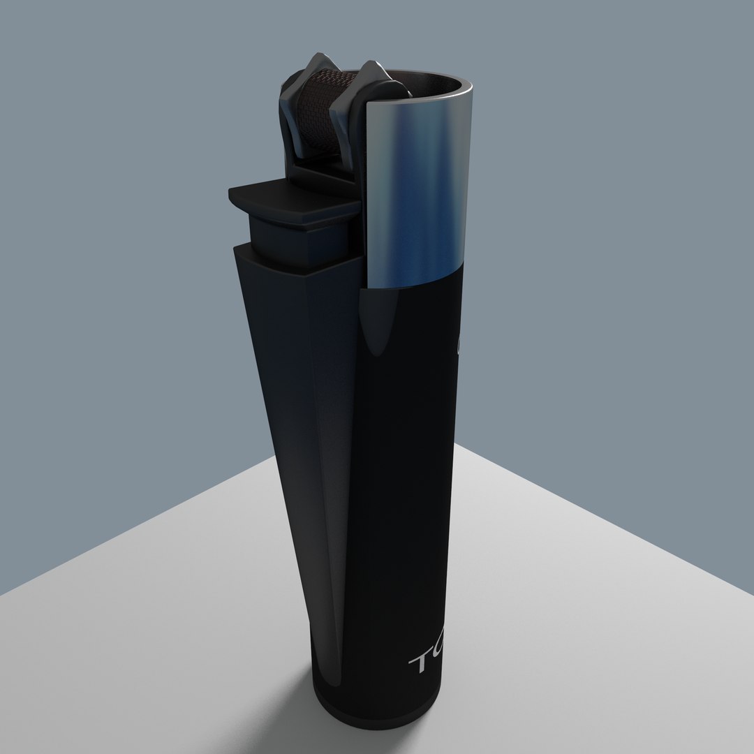Clipper Lighter 3d Blend