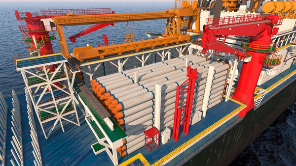 Drillship drilling ships 3D model - TurboSquid 1577135