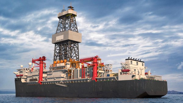 Drillship drilling ships 3D model - TurboSquid 1577135