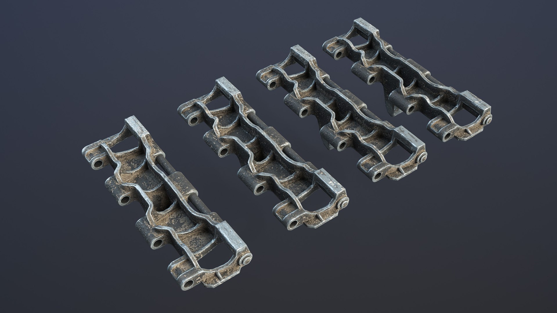 Pistas de tanque T-55 Modelo 3D - TurboSquid 1704735