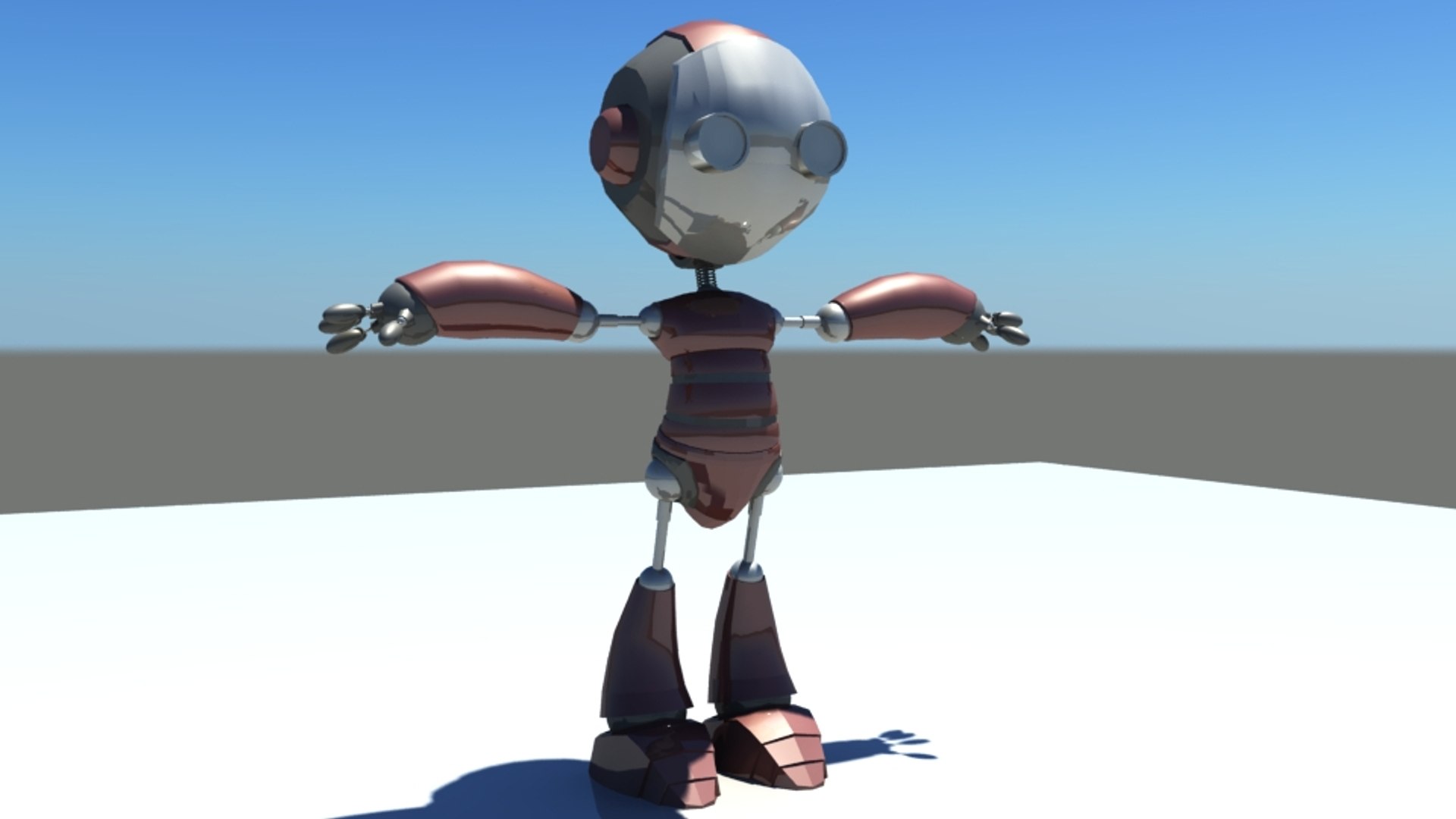 Robotic Character 3D Model - TurboSquid 1330006