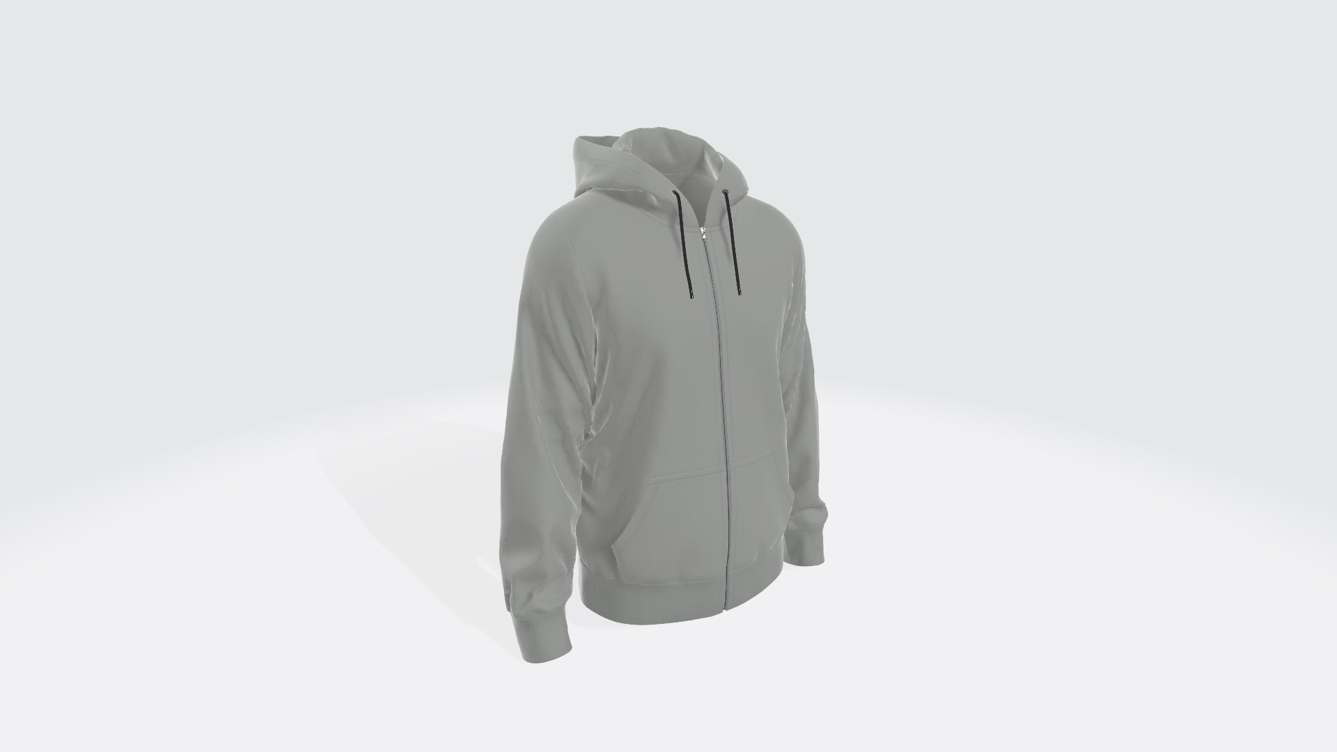Men Zip-up Hoodie 3D Model - TurboSquid 1905715