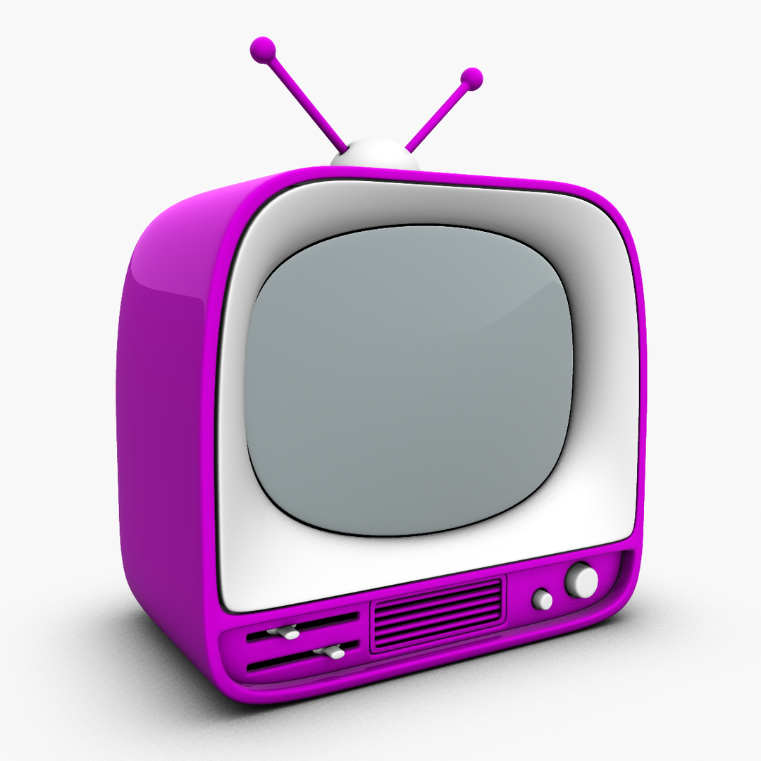 3d 3ds cartoon mini toy tv