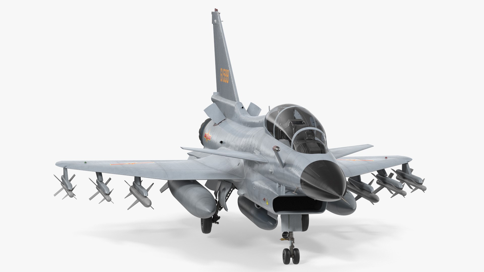 3D chengdu j10 s tandem - TurboSquid 1700203