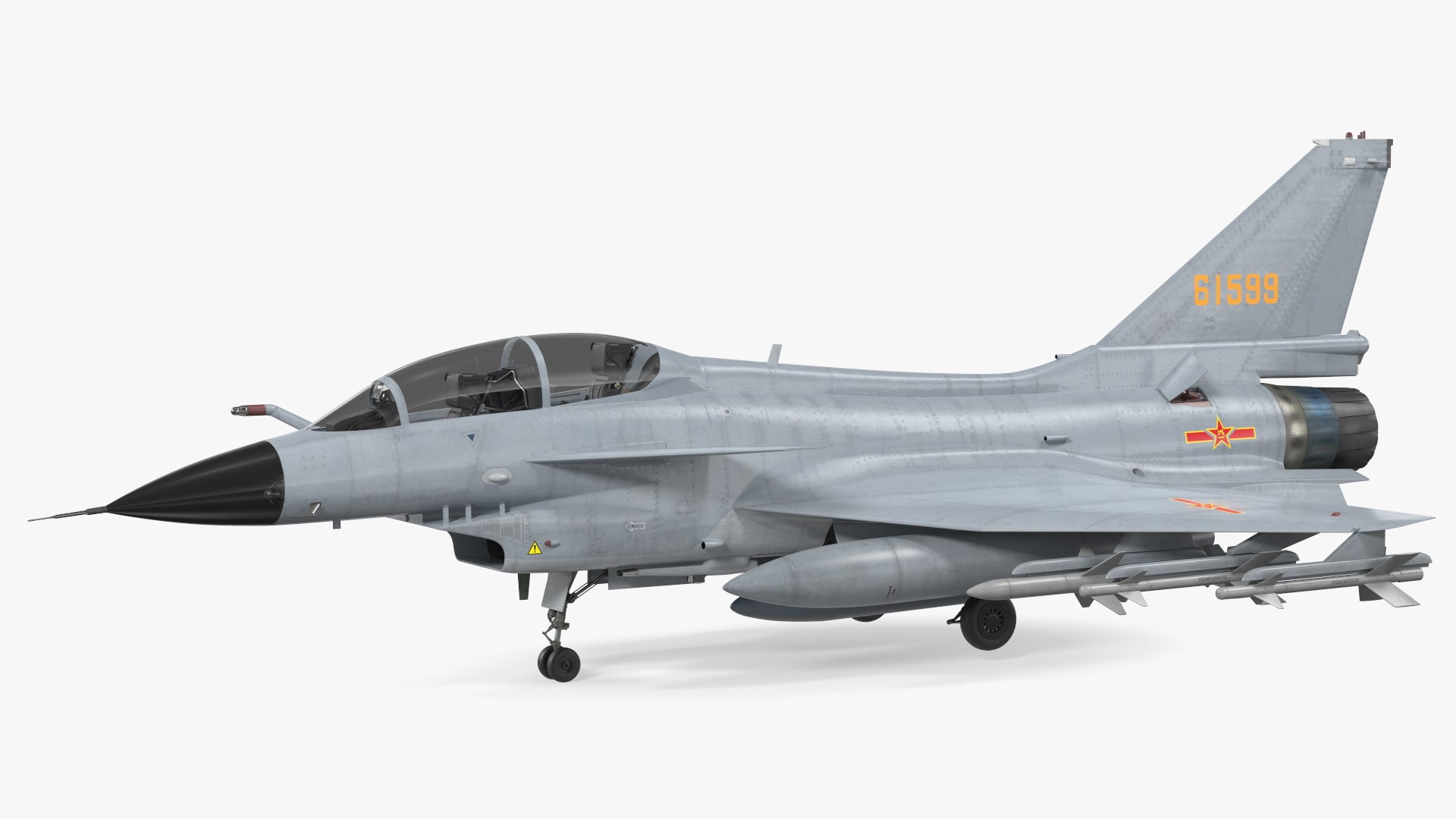 3D chengdu j10 s tandem - TurboSquid 1700203