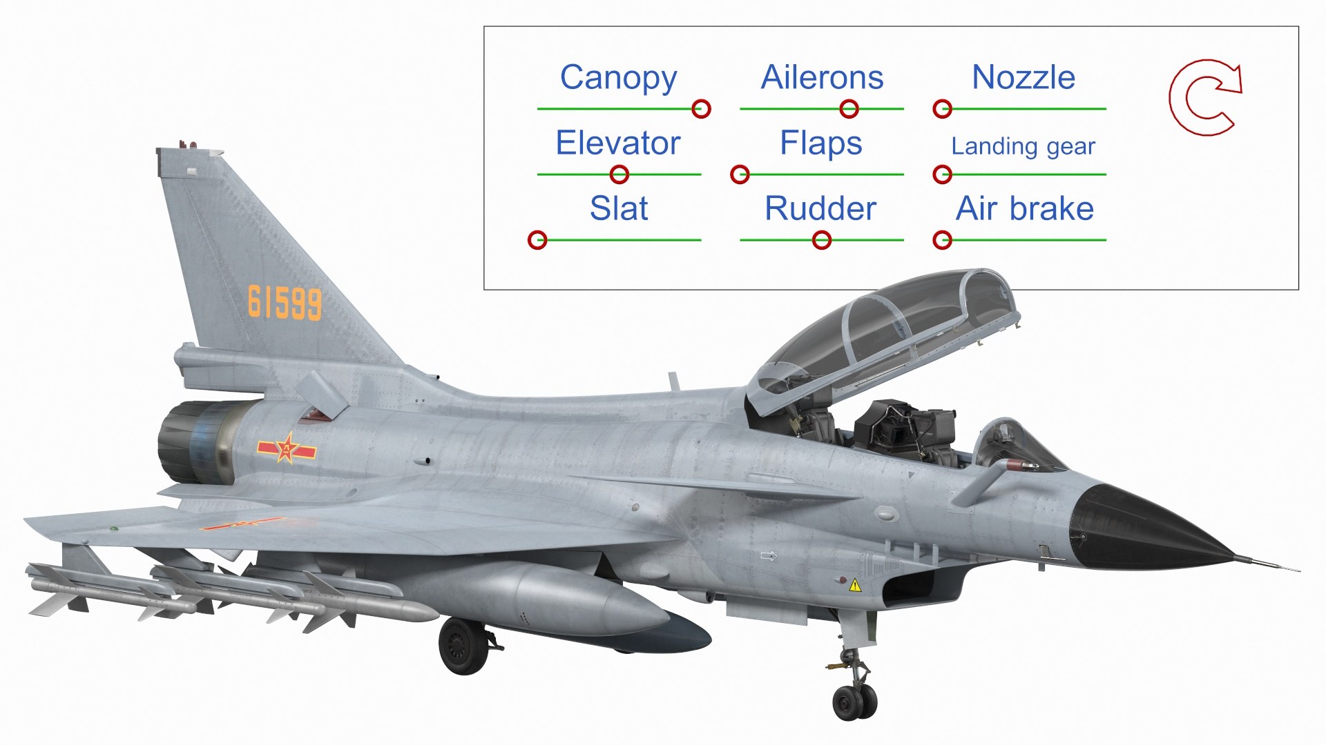 3D chengdu j10 s tandem - TurboSquid 1700203