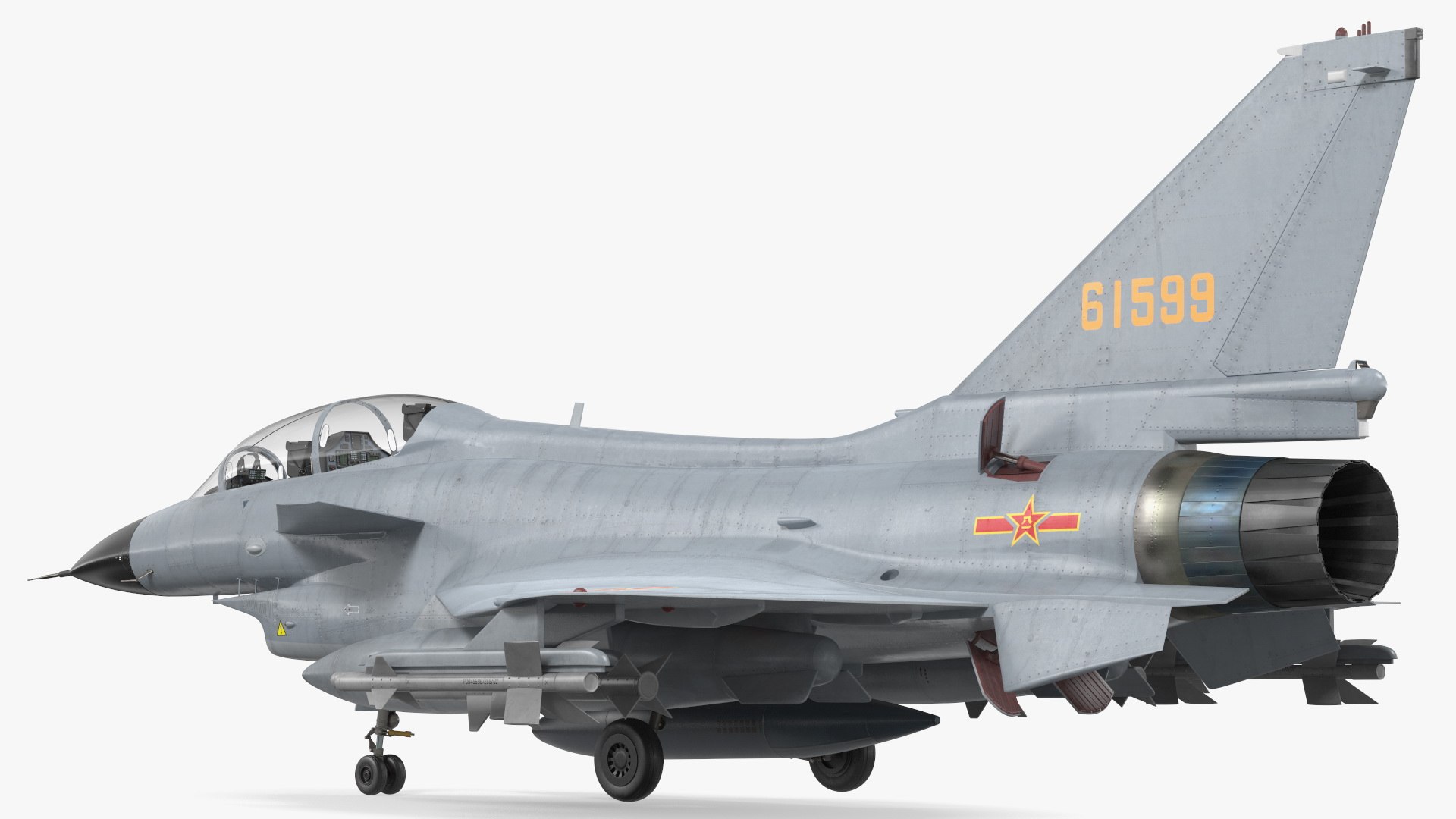 3D chengdu j10 s tandem - TurboSquid 1700203