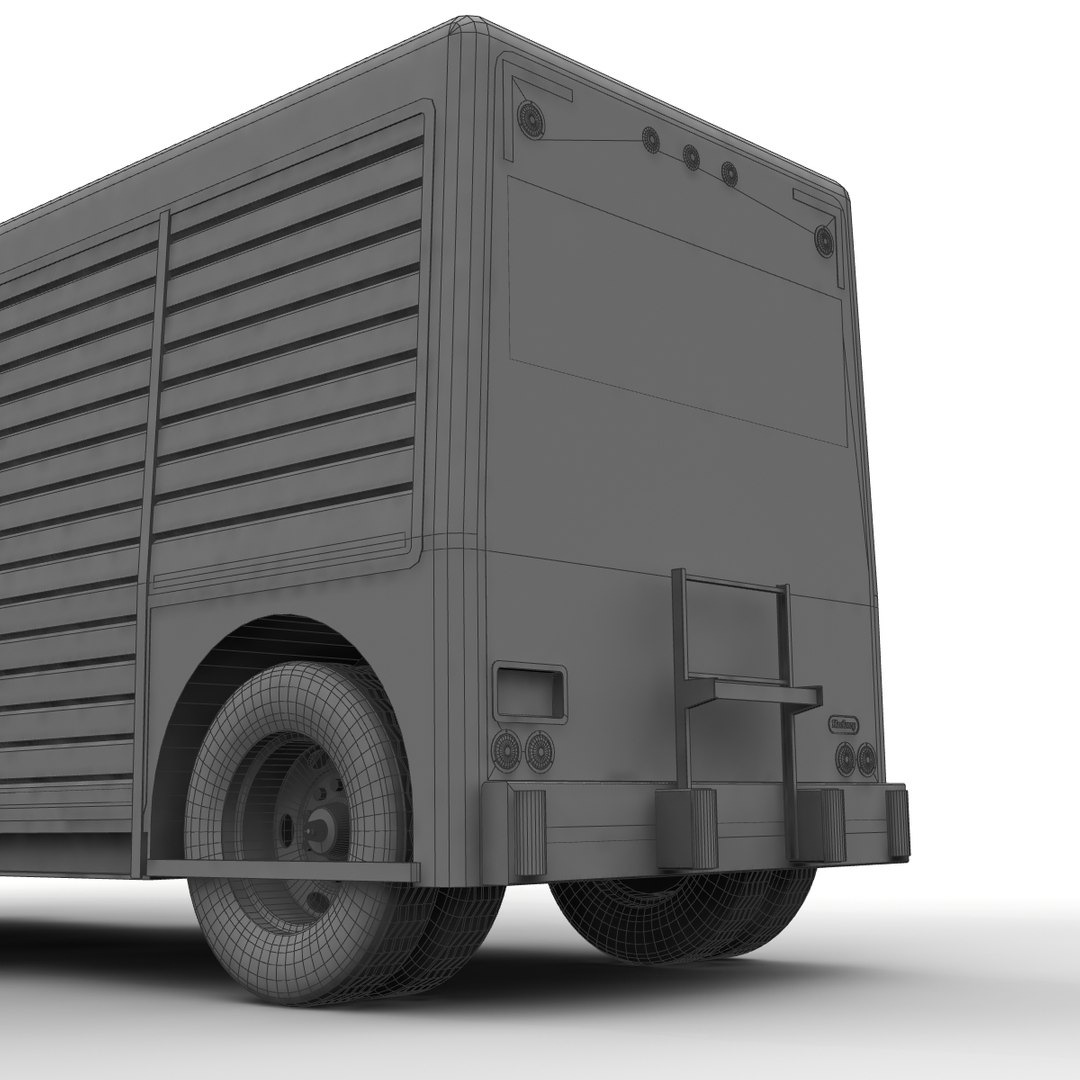 3d Model Trailer Hackney Beverage