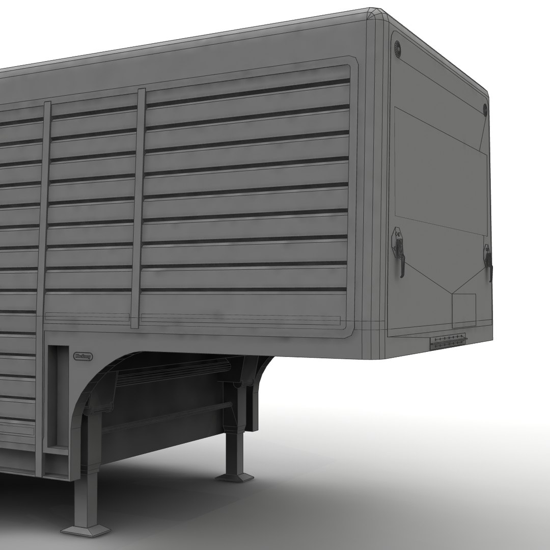 3d Model Trailer Hackney Beverage