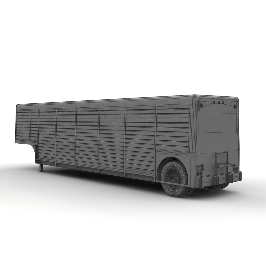 3d Model Trailer Hackney Beverage