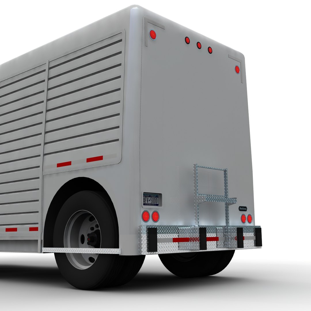 3d Model Trailer Hackney Beverage