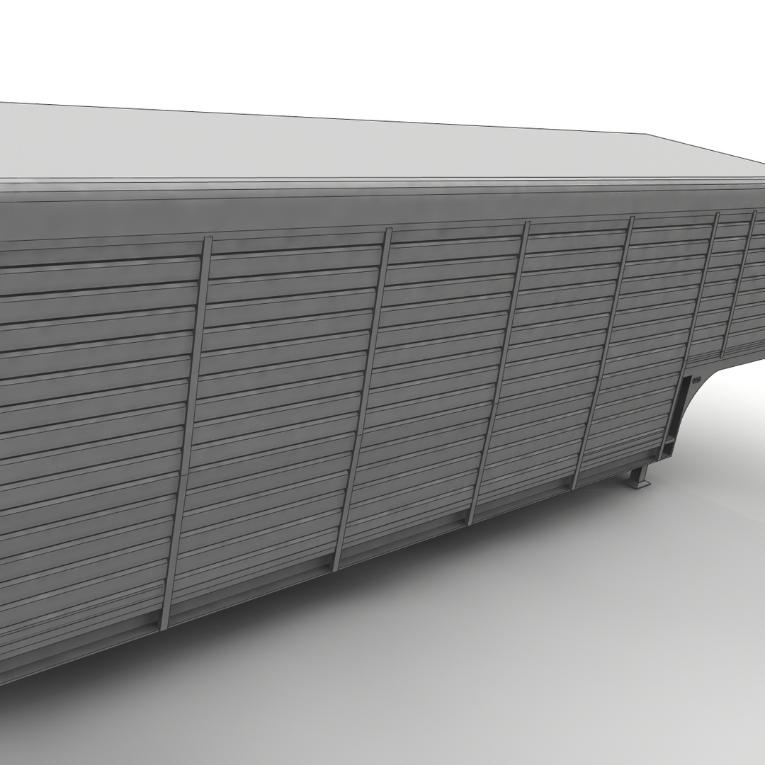 3d model trailer hackney beverage